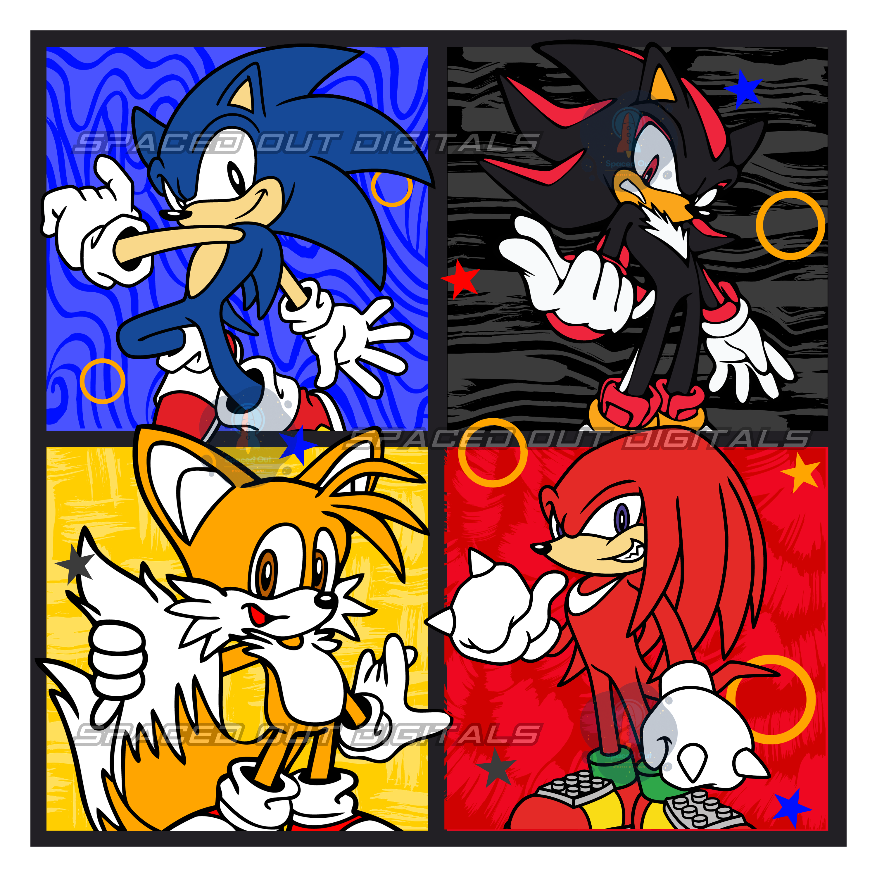 Hedgehog and Friends PNG – Spaced Out Digitals