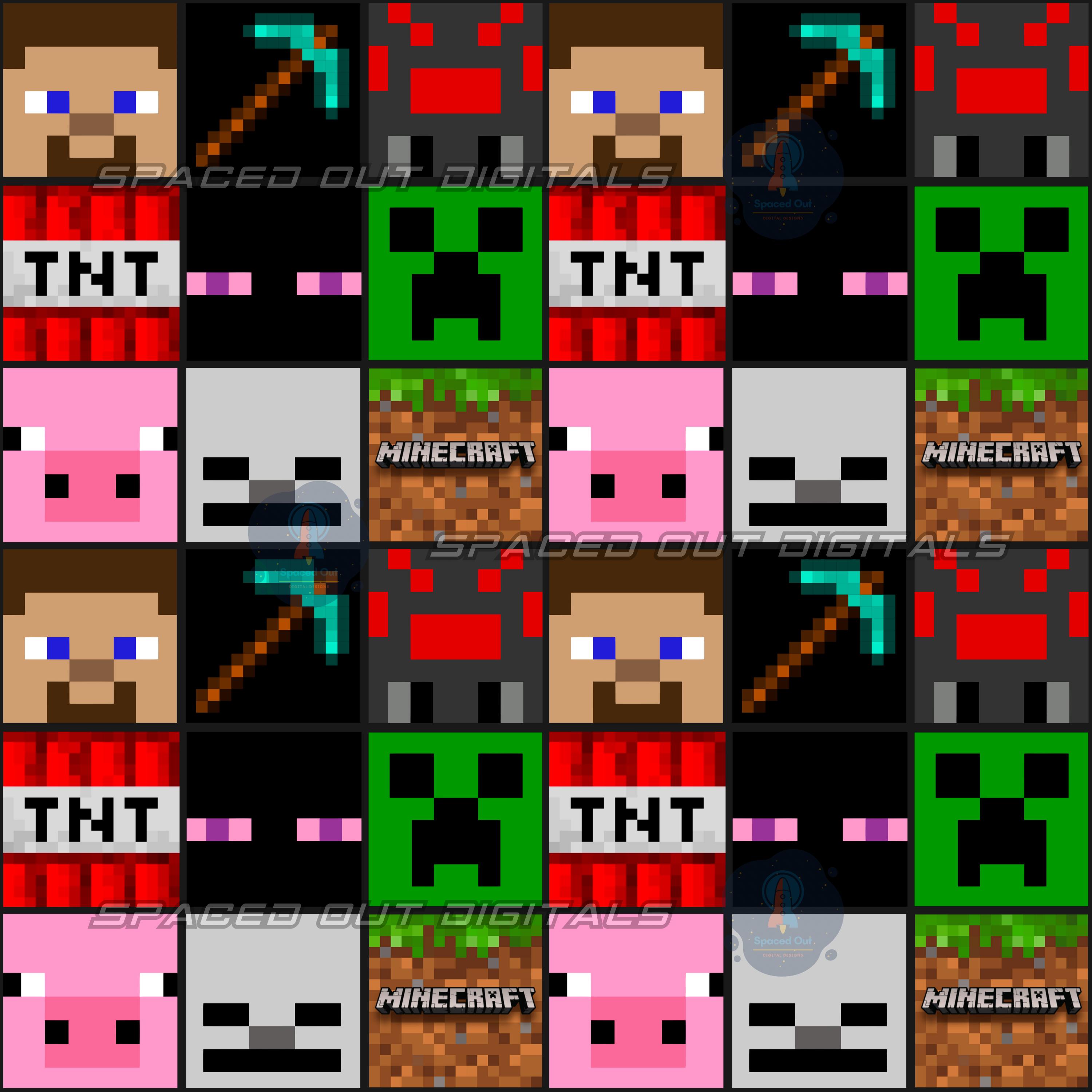 Block Game Squares – Spaced Out Digitals