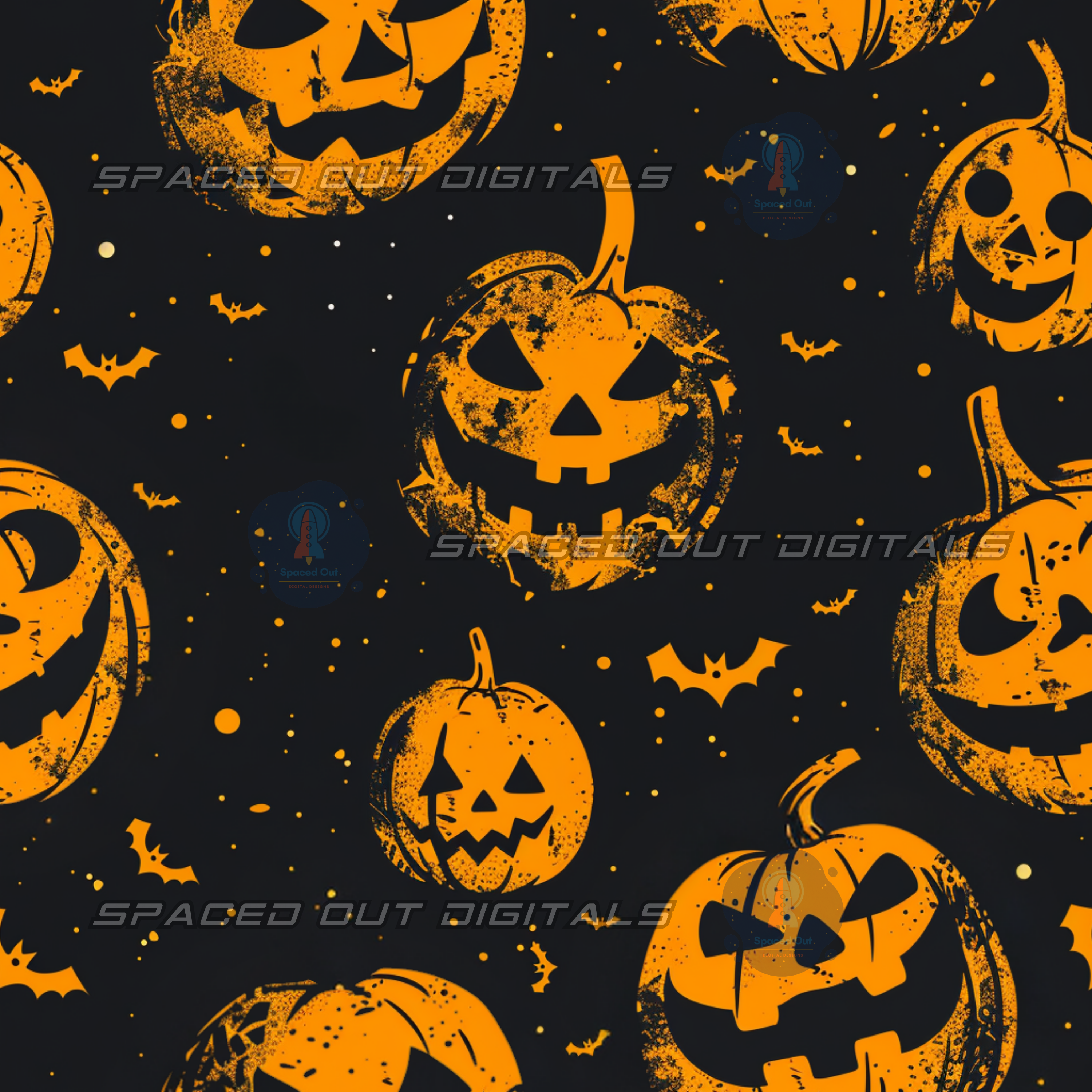 Bing Pumpkins Coordinate – Spaced Out Digitals