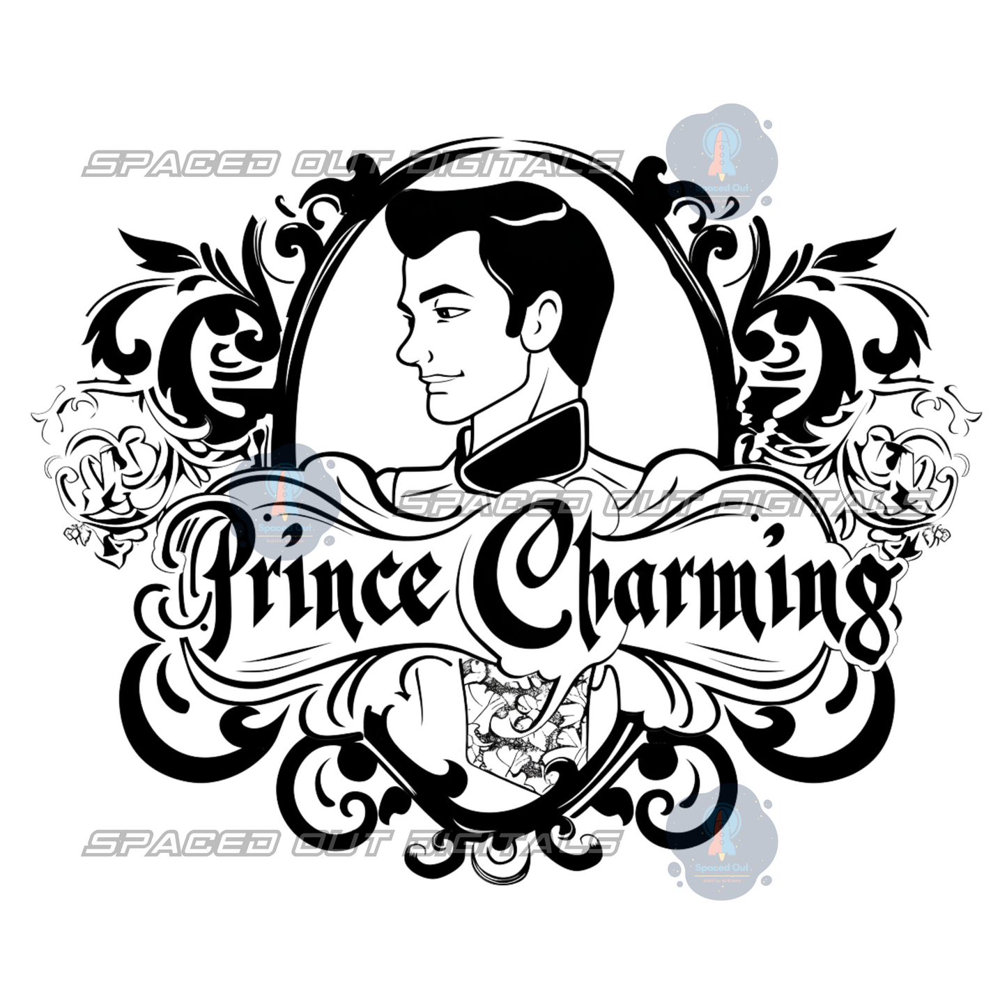 Prince Charming PNG – Spaced Out Digitals
