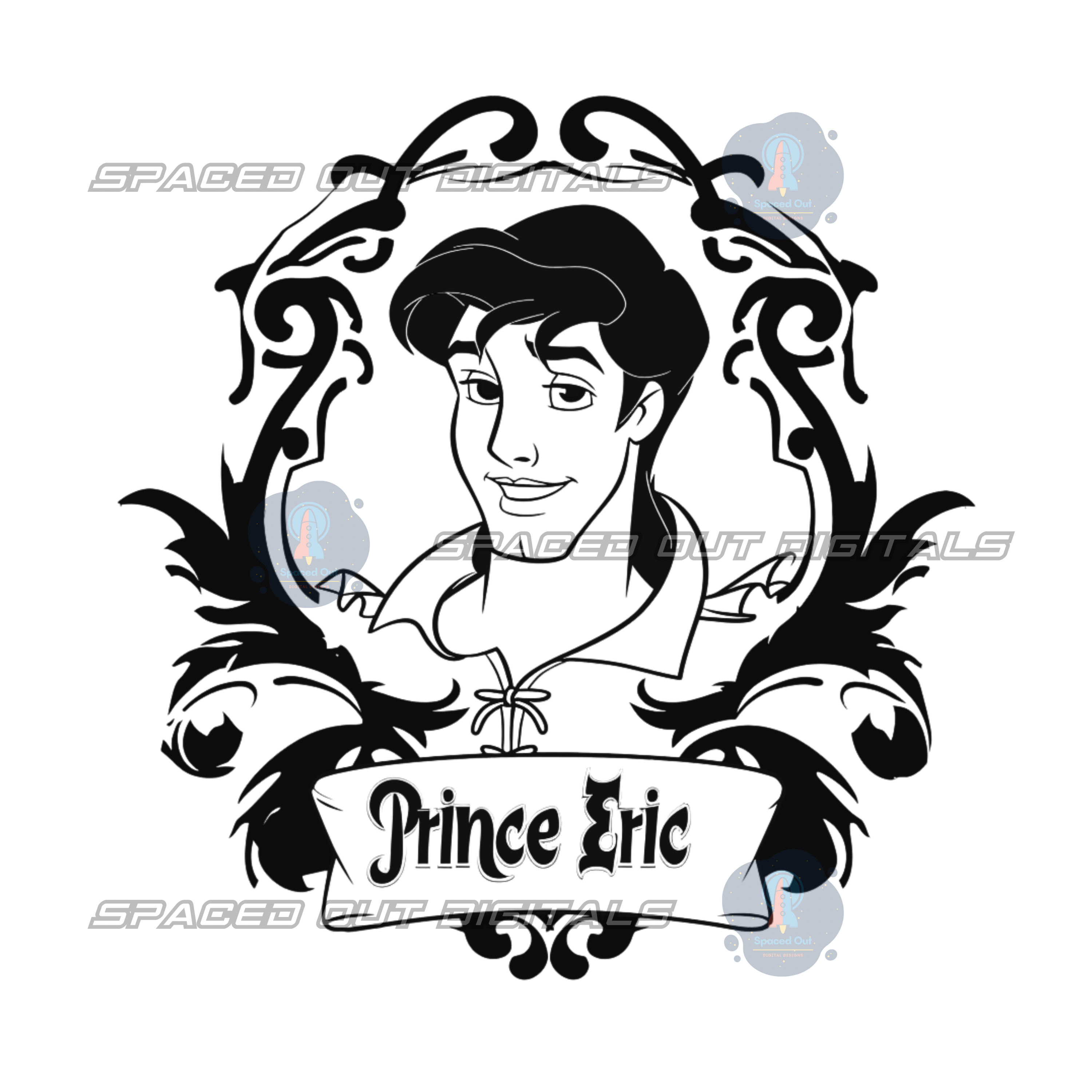 Prince Eric PNG – Spaced Out Digitals